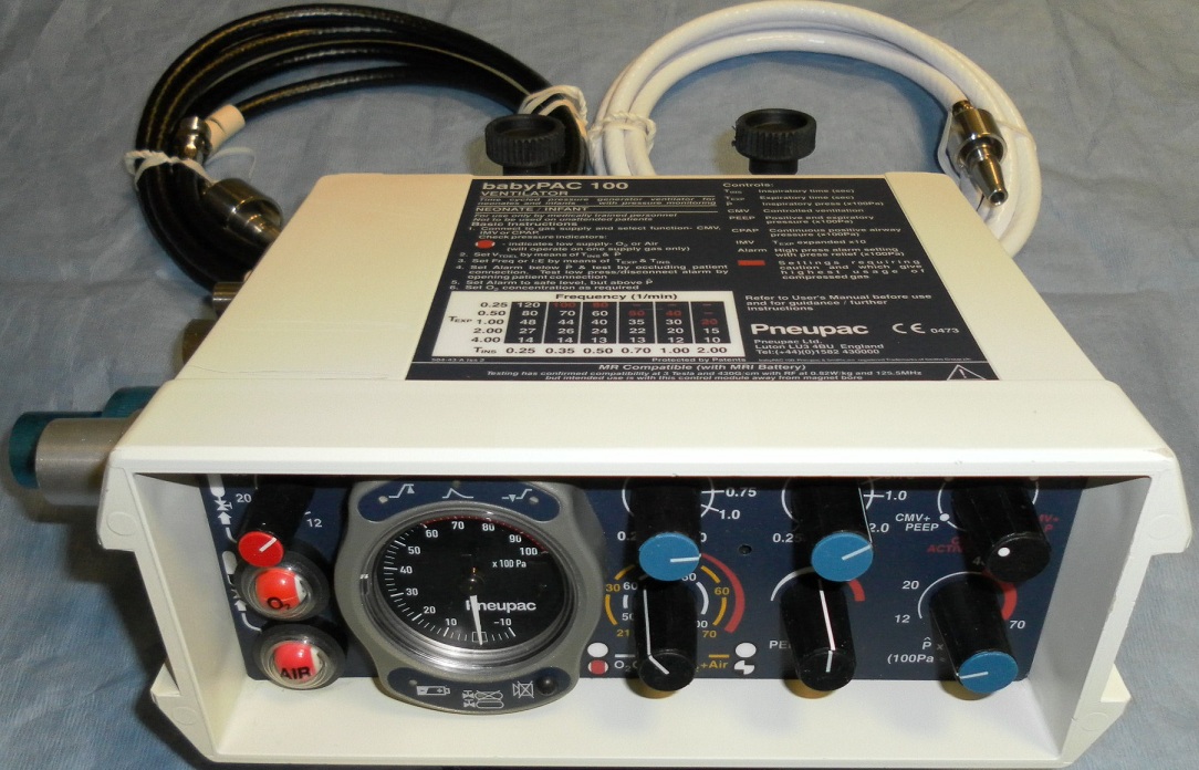 Pneupac BabyPAC 100 ventilator - Robin Medical Ltd