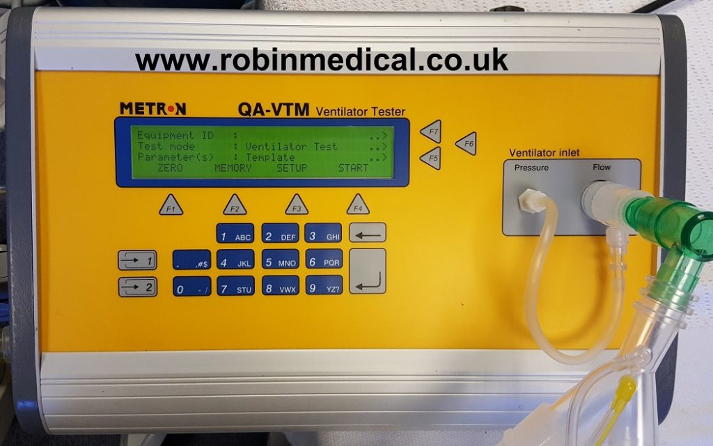 Metron QA-VTM Ventilators Tester - Robin Medical Ltd