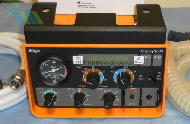 Drager Oxylog 2000 ER ventilator - Robin Medical Ltd
