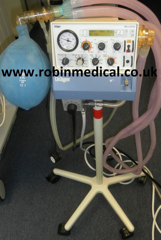 Drager MicroVent ICU/Transport Ventilator - Robin Medical Ltd