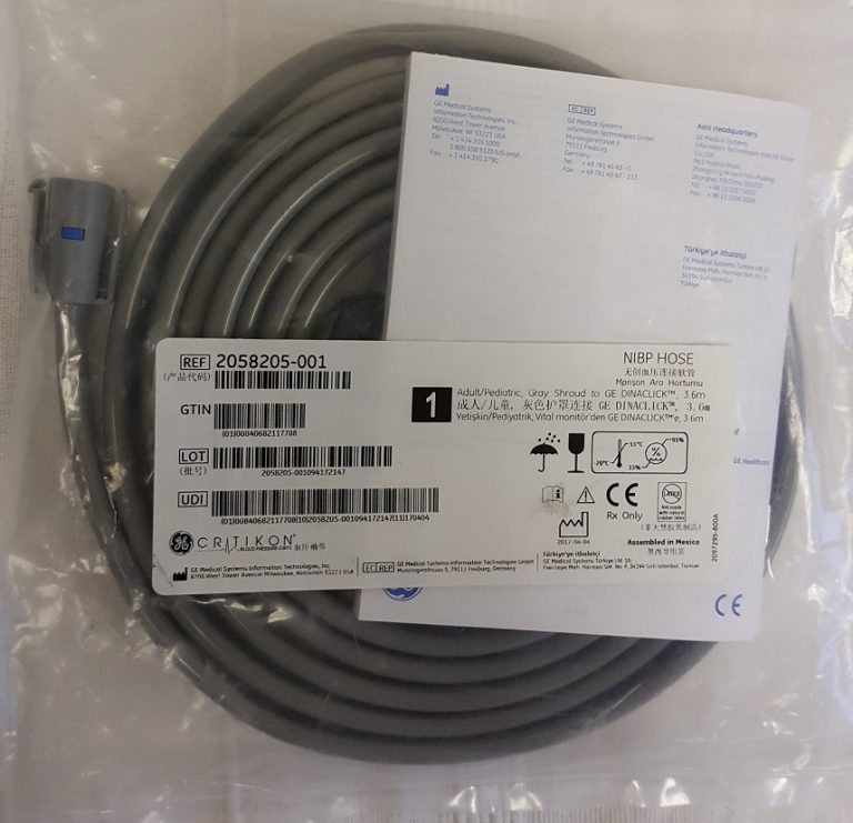 GE Non-invasive Blood Pressure Air Hose - Robin Medical Ltd