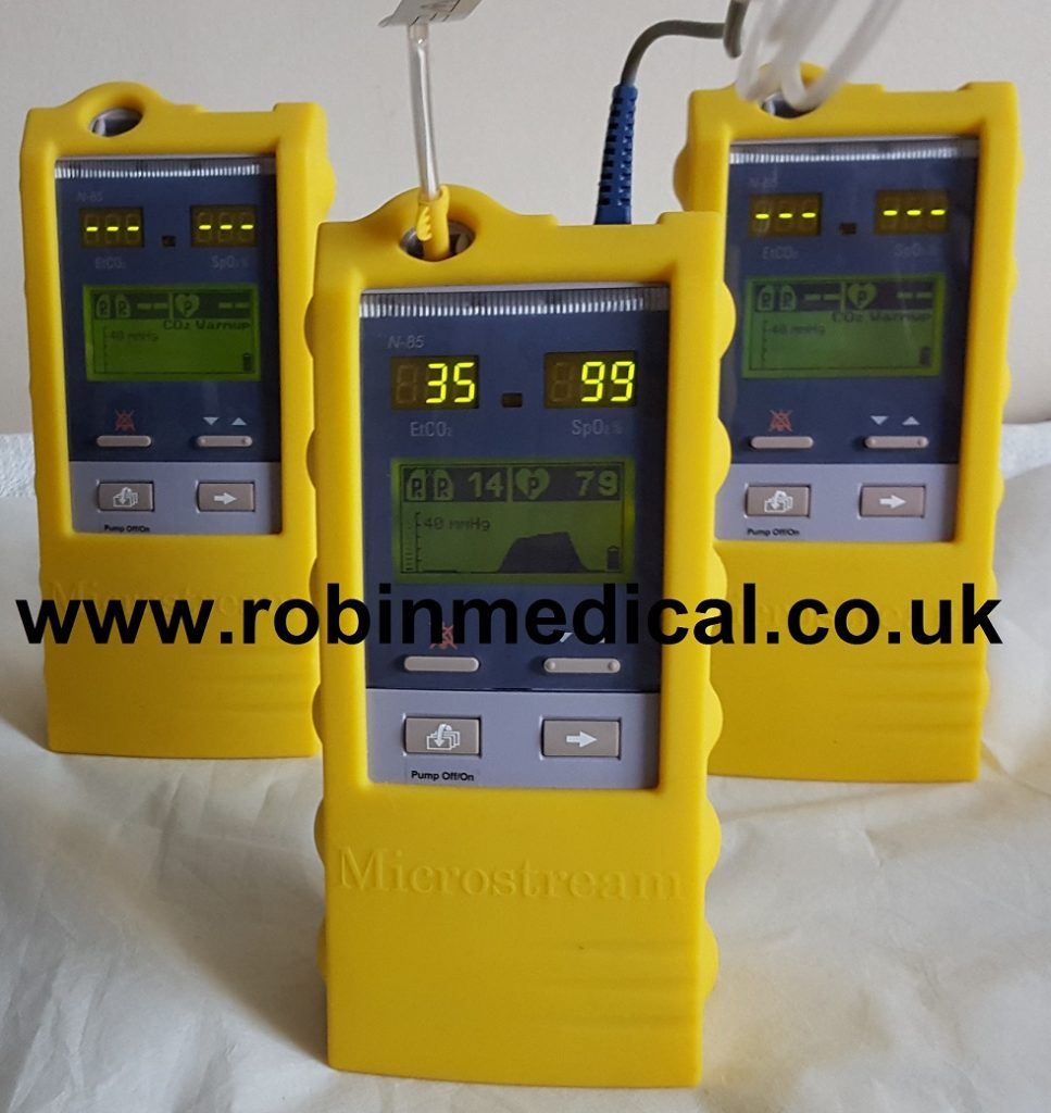 Covidien Nellcor N-85 Handheld Capnograph & Pulse Oximeter - Robin ...