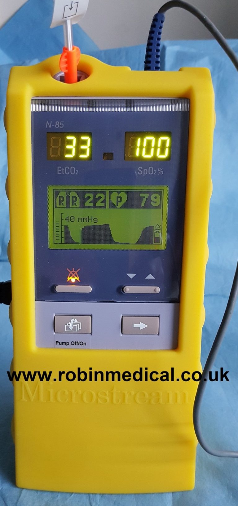 Covidien Nellcor N-85 etCo2/SPO2 monitor - Robin Medical Ltd