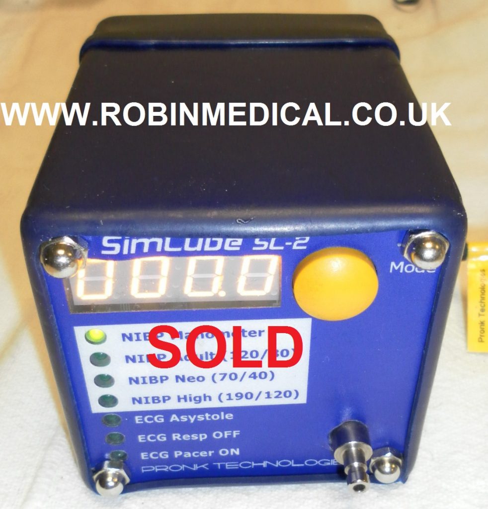 Pronk SimCube SC-2 NIBP Simulator with ECG/Resp/Pacer - Robin Medical Ltd
