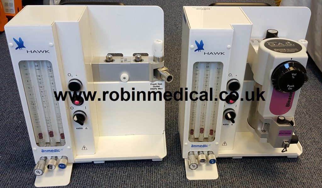 anmedic HAWK Anesthesia machine portable/wall mount - Robin Medical Ltd