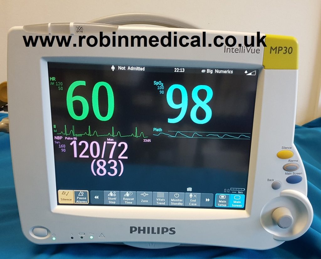 Philips IntelliVue MP30 Portable patient monitors - Robin Medical Ltd