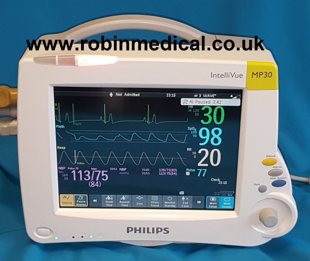 Philips IntelliVue MP30 Portable patient monitors - Robin Medical Ltd