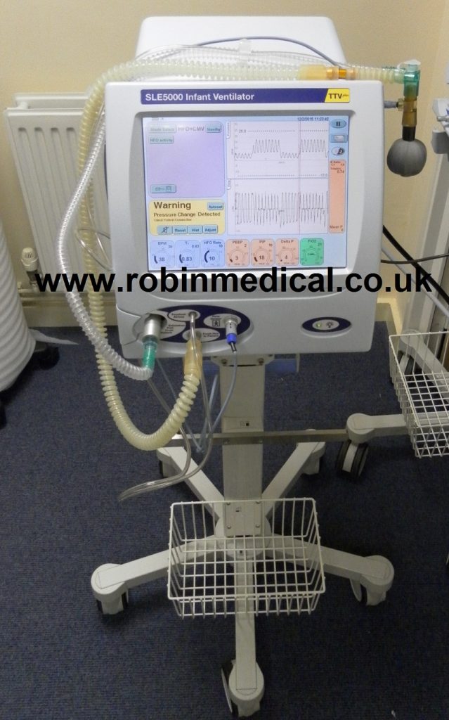 SLE 5000 High Frequency Infant Ventilator - Robin Medical Ltd