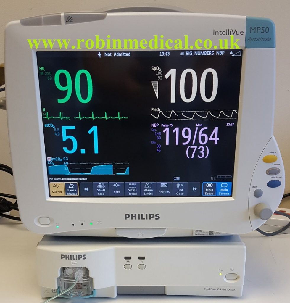 Philips IntelliVue MP50 Aneasthesia monitor - Robin Medical Ltd