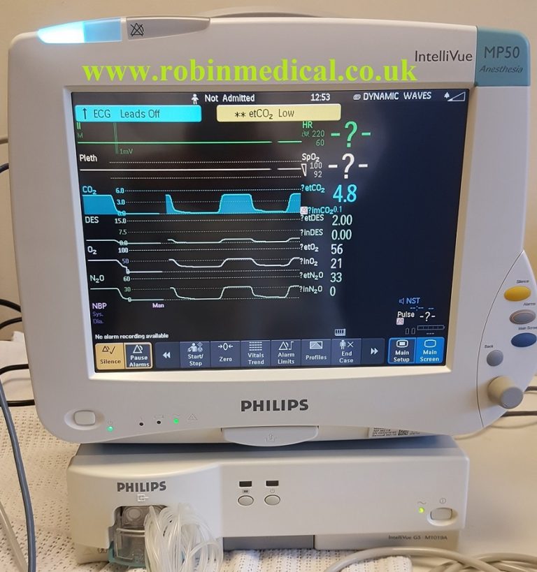 Philips IntelliVue MP50 Aneasthesia monitor - Robin Medical Ltd