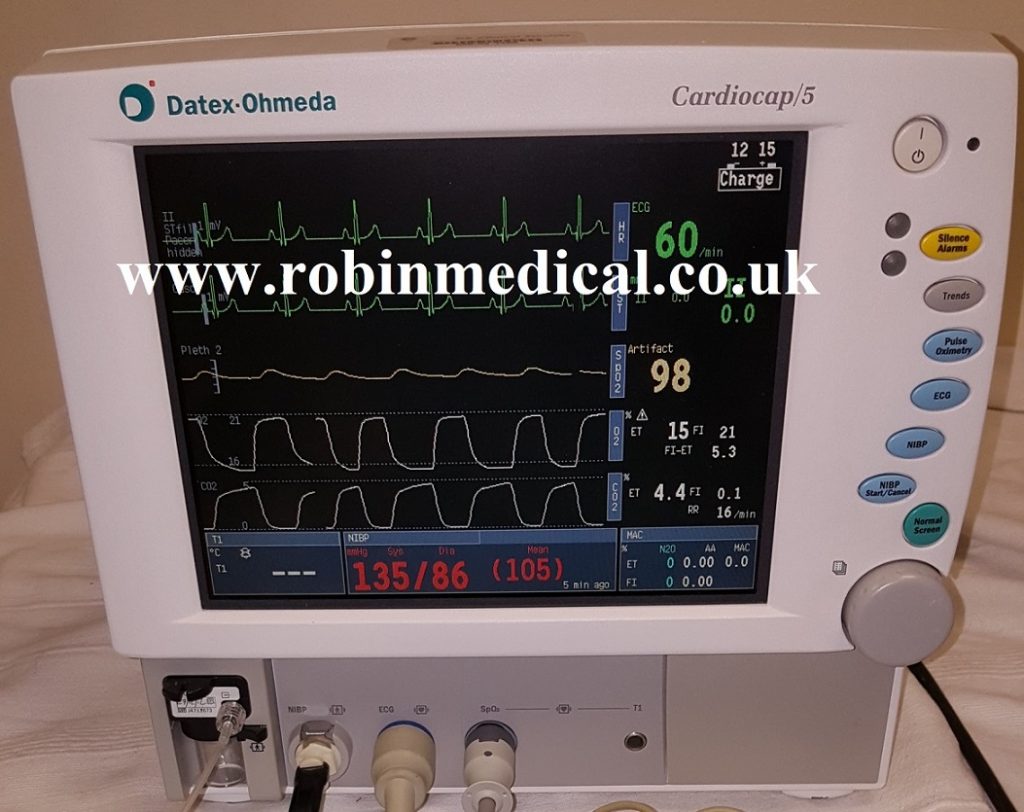 Datex-Ohmeda Cardiocap/5 Aneasthesia - Robin Medical Ltd
