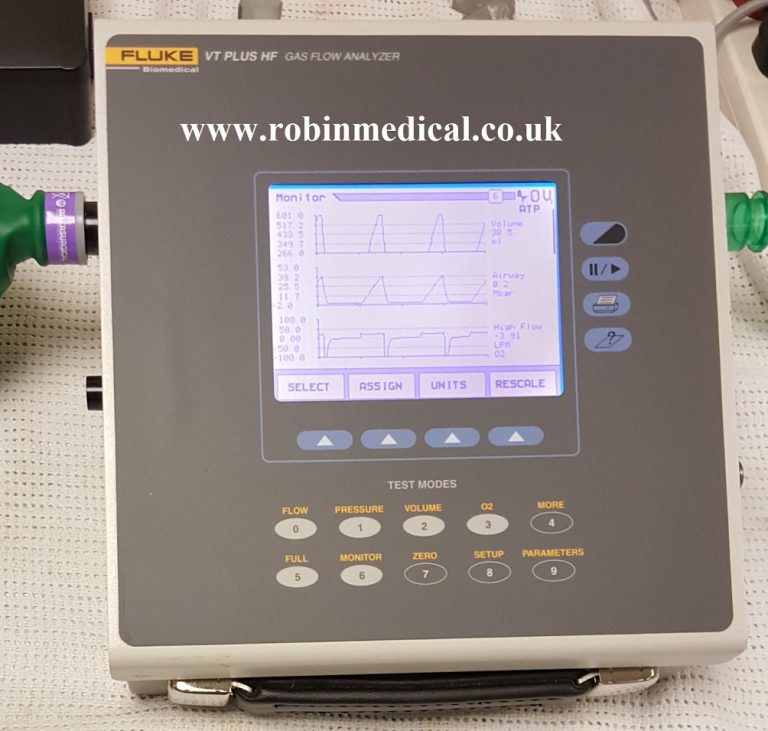 Fluke VT Plus HF Gas Flow Analyzer - Robin Medical Ltd