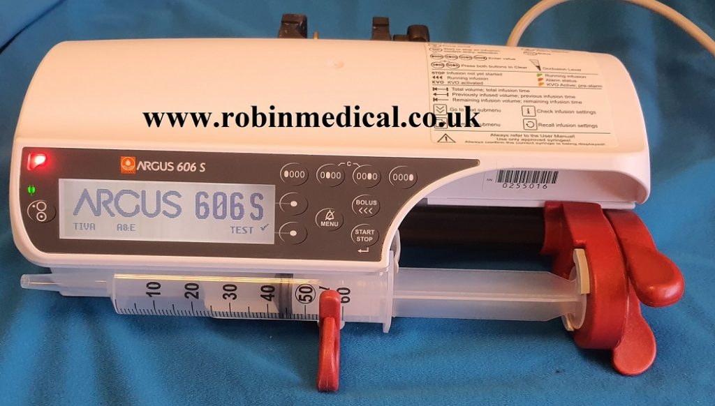 Codan Argus 606 S Syringe Pump - Robin Medical Ltd