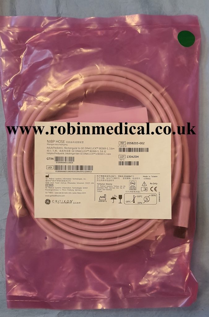 GE NIBP Hose- New - Robin Medical Ltd