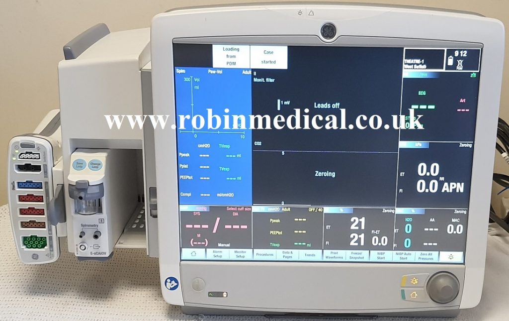 GE Carescape B650 Anesthesia monitor - Robin Medical Ltd