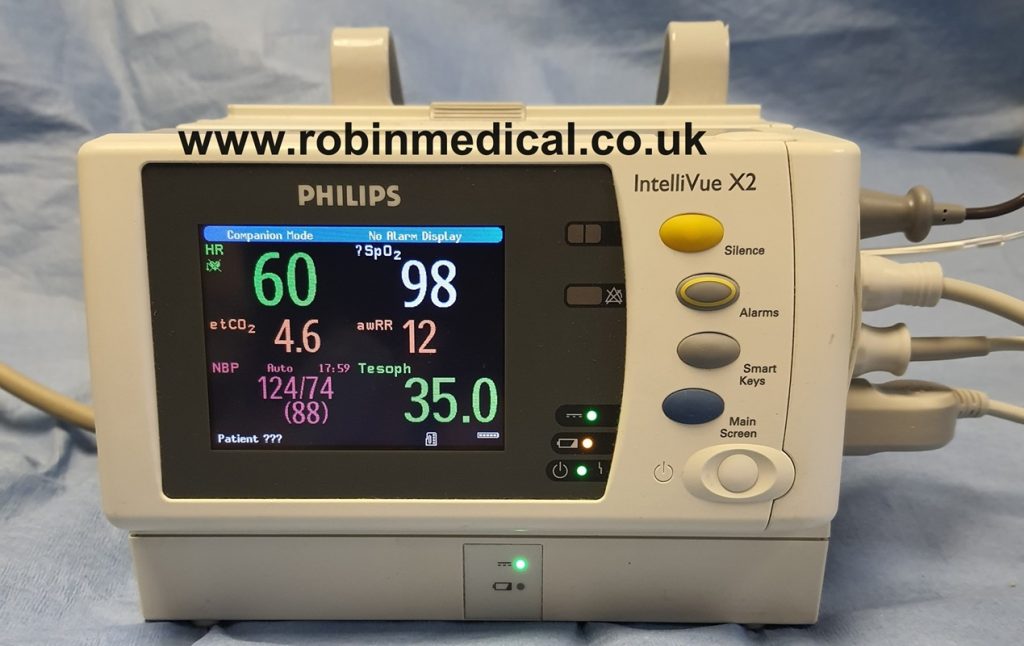 Philips X2 & etCO2 portable monitor - Robin Medical Ltd