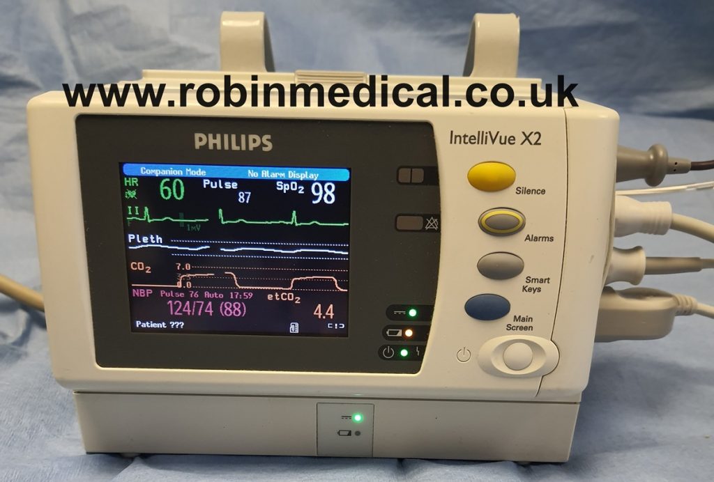 Philips X2 & etCO2 portable monitor - Robin Medical Ltd