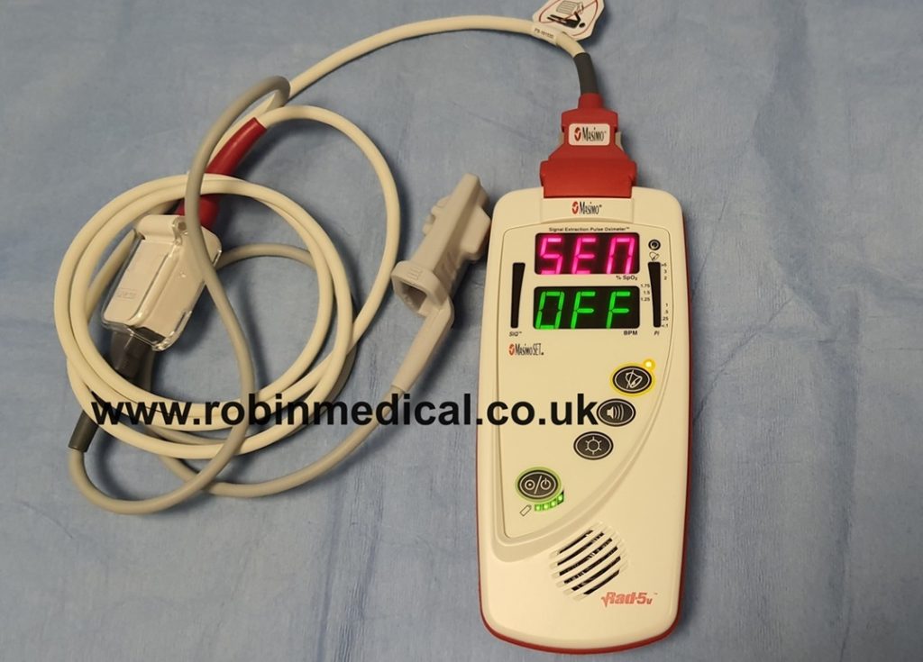 Masimo Rad-5V Pulse Oximeter - Robin Medical Ltd
