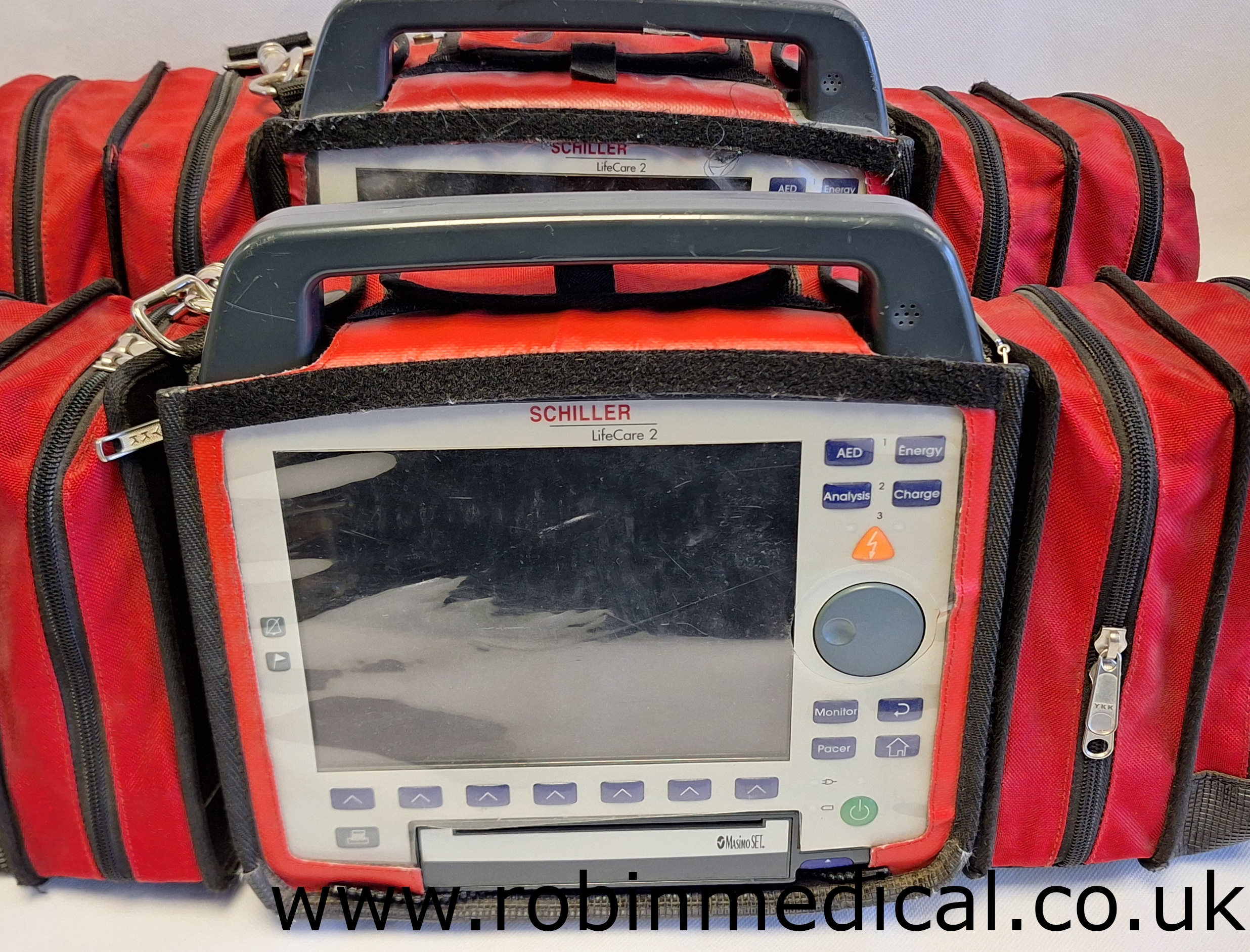 SCHILLER ARGUS PRO LifeCare 2 defibrillator, pacemaker and patient ...