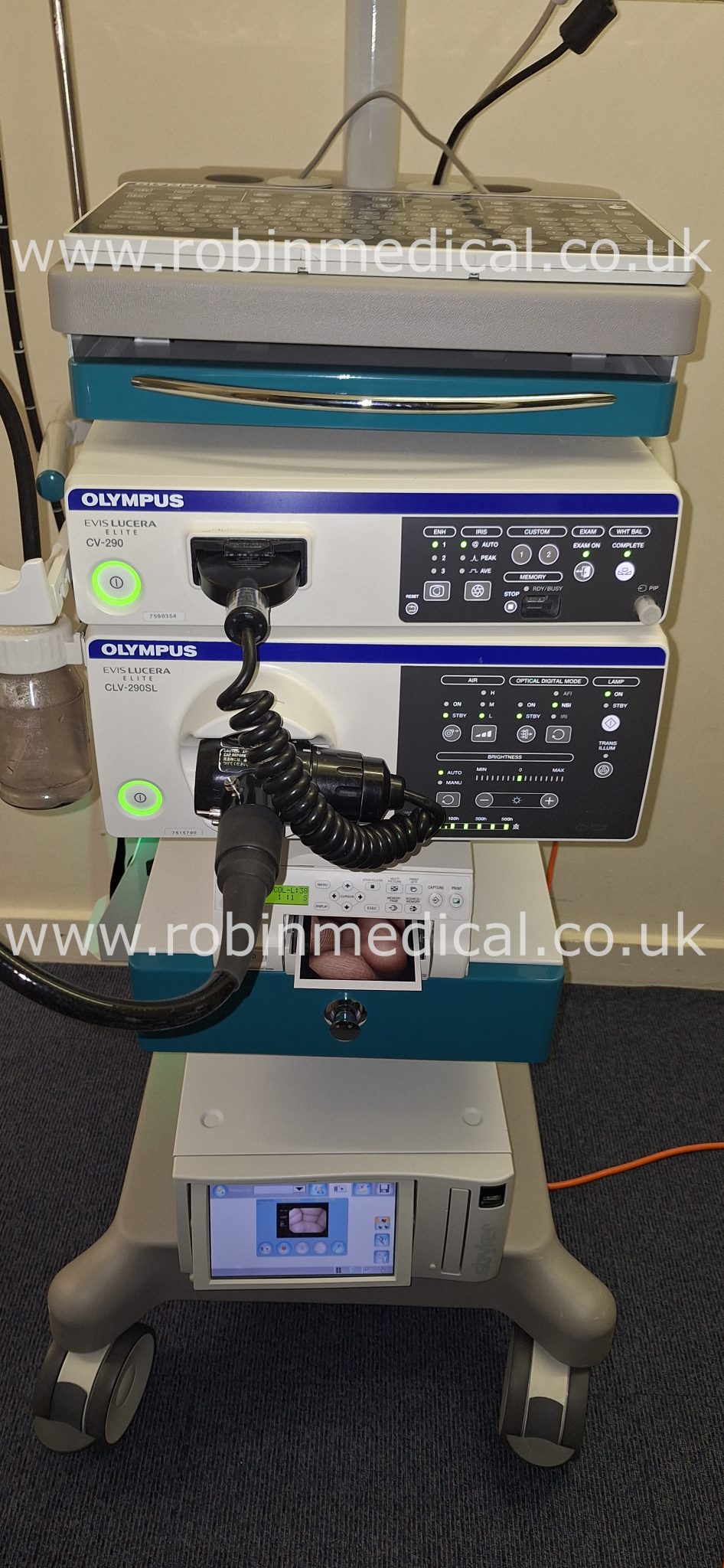 Olympus Evis Lucera Elite 290 High Definition Endoscopy System - Robin ...