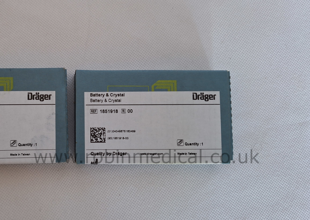New Drager Battery and Crystal REF: 1851918 - Robin Medical Ltd