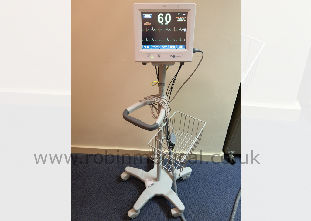 IVY Biomedical 7800 Cardiac Trigger Monitor with Stand - Robin Medical Ltd